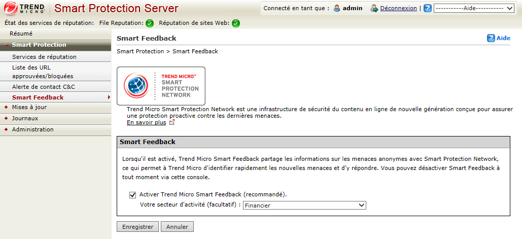 Activation de Smart Feedback